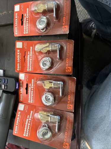 Cam Lock Kit ILCO 110-14-51 5/8” 4 Lock Sets | eBay