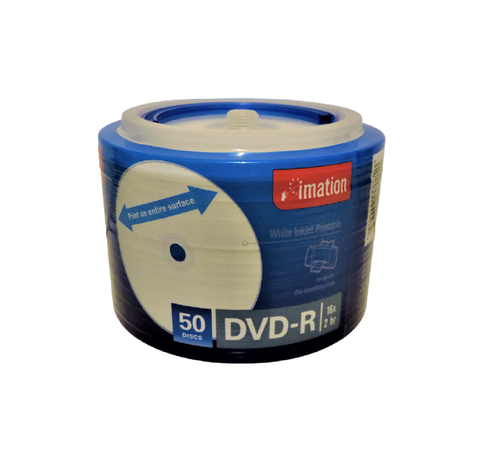 Imation DVD-R 16x 4.7gb 50 Spindle Pack Blank Media Disc (MPN/UPC ...