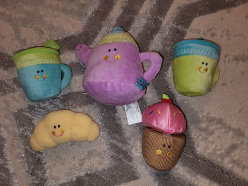 Early Years Earlyears Soft Plush Baby's First Tea Set Rattle Toys | eBay