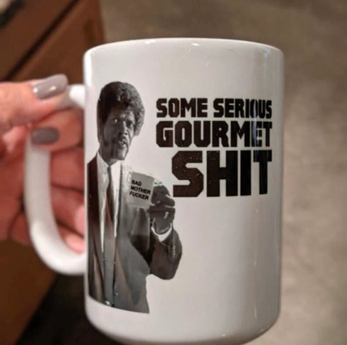 Some Serious Gourmet Shiii*t ceramic mug Movie Fan Gift Pulp Fiction ...