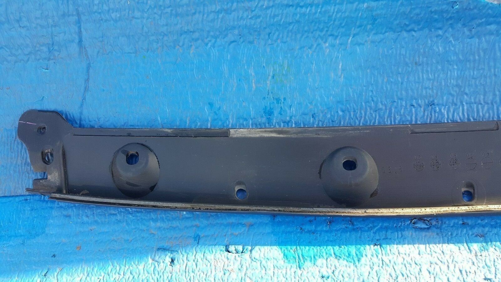 04 05 06 07 08 09 TOYOTA PRIUS REAR BUMPER CENTER SPOILER LIP TRIM OEM ...