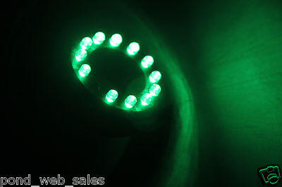12 LED Green Ring Light underwater fountain/pond/water garden/Salwater ...