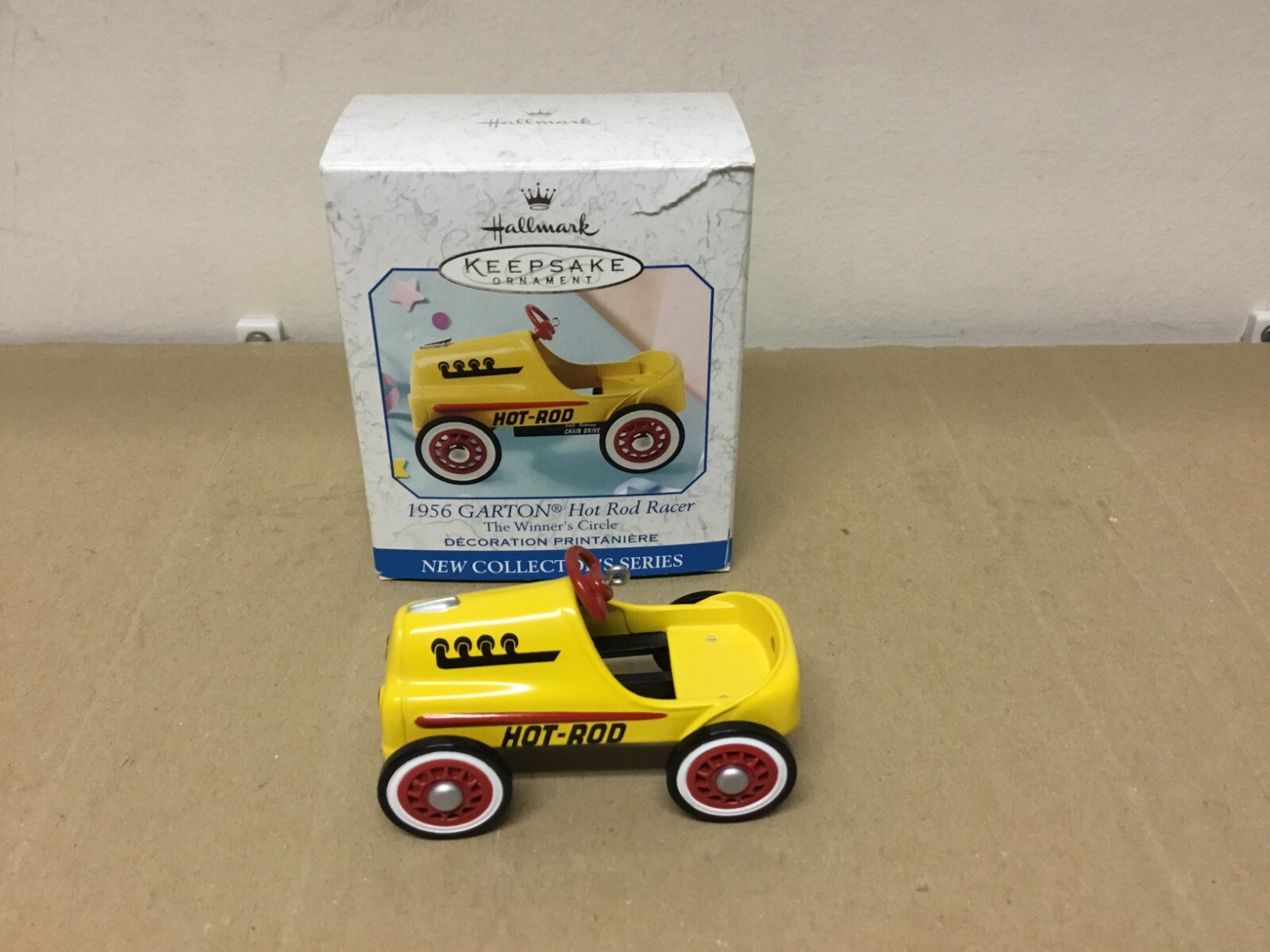 1999 Hallmark Ornament "1956 GARTON HOT ROD RACER - THE WINNER'S CIRCLE ...