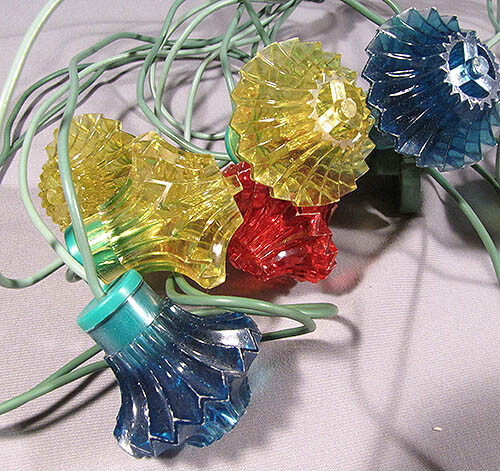 Garland Electric Christmas Light Russian Old Vintage Soviet New Year ...