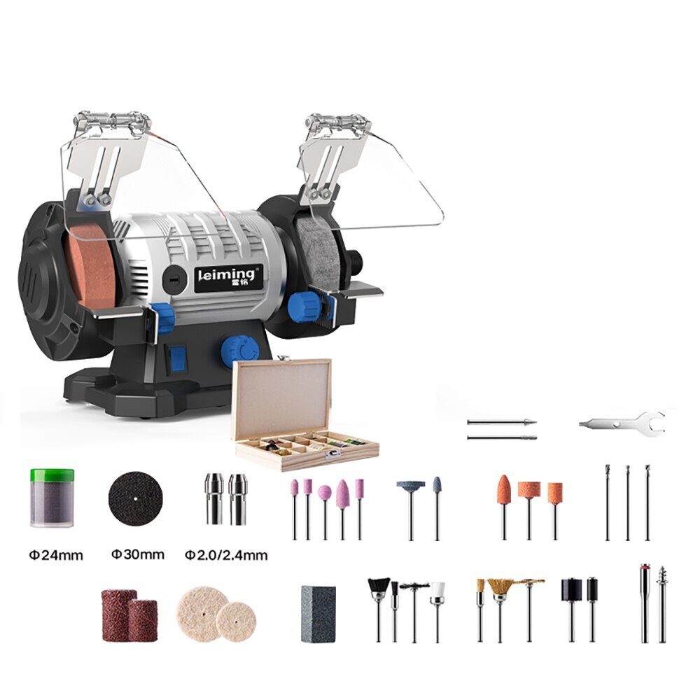 220V Electric Desktop Grinder Polisher Grinding Wheel Cutting Machine ...