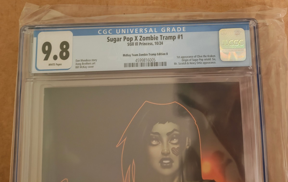 SUGAR POP X ZOMBIE TRAMP #1 BILL MCKAY TOPLESS VARIANT CGC 9.8 | eBay