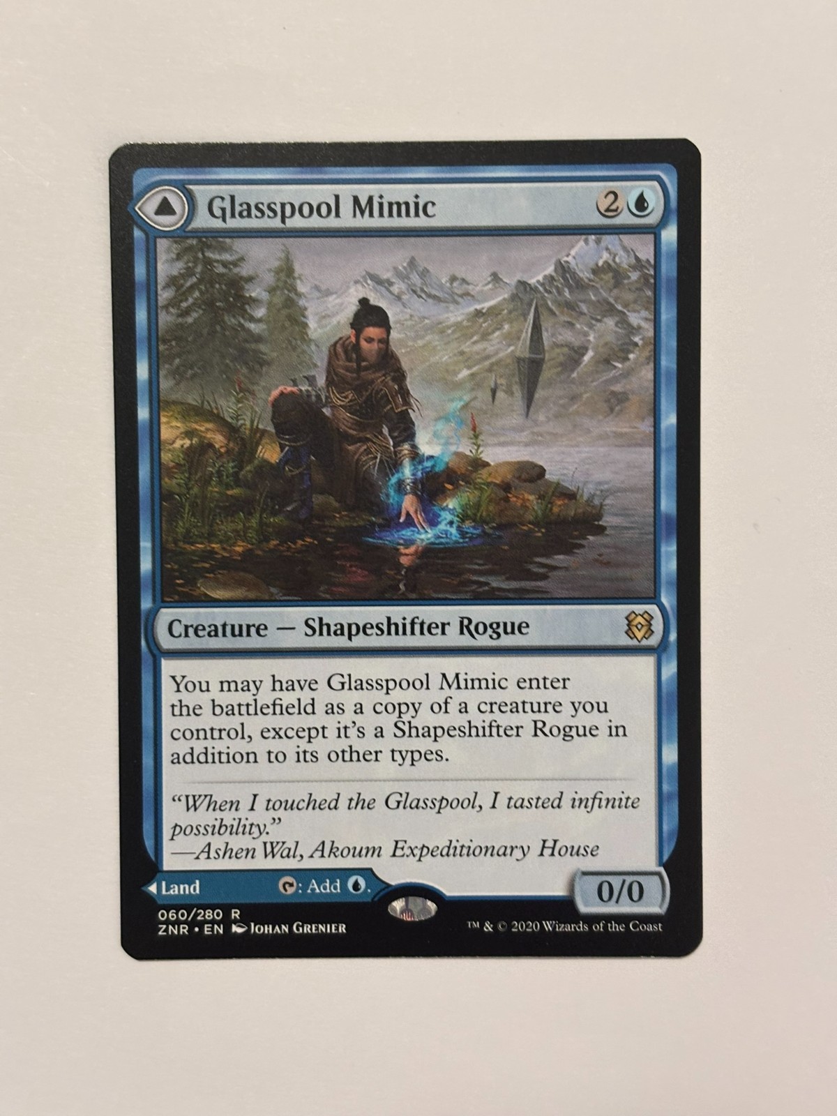 Glasspool Mimic Zendikar Rising Magic the Gathering Card | eBay