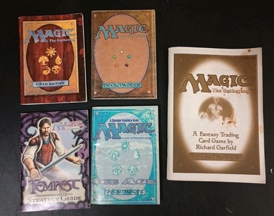 Lot Of 5 Magic The Gathering Rulebook Inserts | eBay