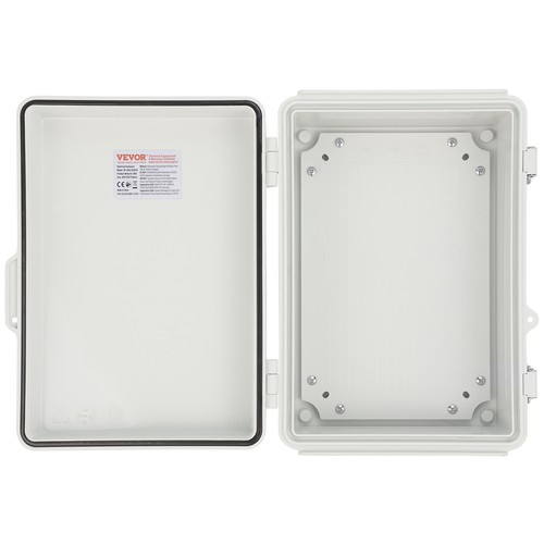 VEVOR Outdoor Junction Box 16.93x12.99x7.09 in ABS Plastic Electrical ...