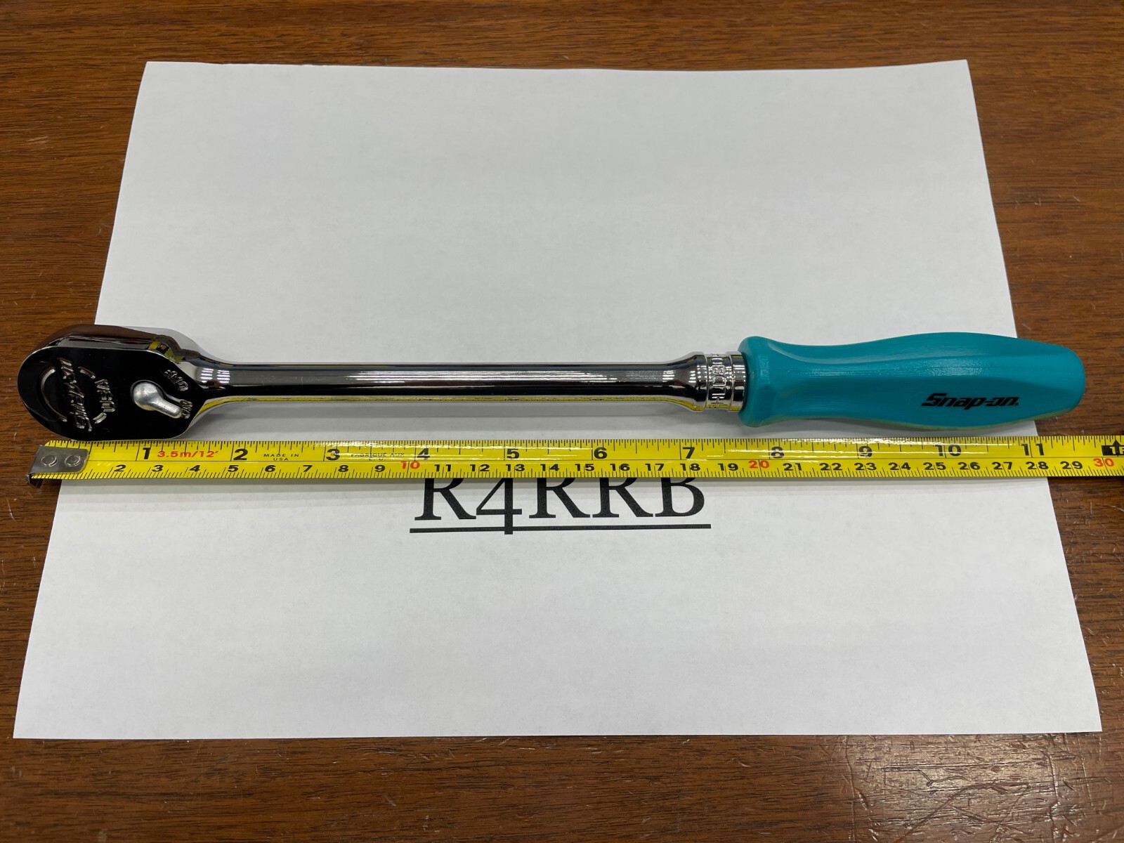 Snap-on Tools USA NEW 3/8" Drive TEAL Hard Handle Fine Tooth Ratchet ...