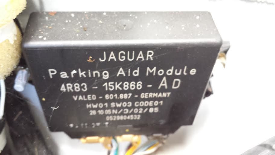 2003 2004 2005 2006 2007 2008 JAGUAR S-TYPE PARKING AID MODULE 4R83 ...