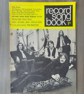 The Beatles Record Song Book McCartney Lennon Harrison Ringo 1969 | eBay