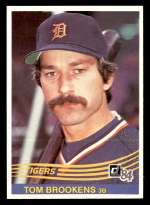 1984 Donruss #578 Tom Brookens Set Break | eBay