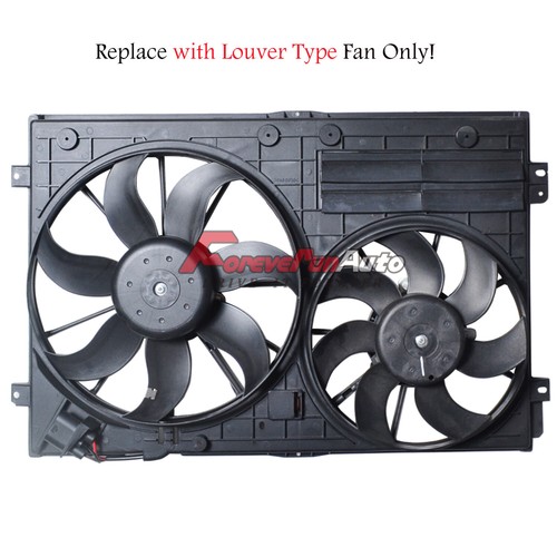 Radiator Cooling Fan for 2006-2015 Volkswagen Jetta 1K0959455ES With ...