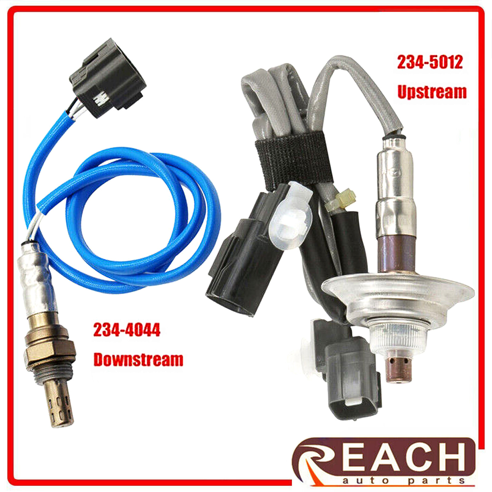 2x Up+Down Oxygen Sensor 234-5012 For Mazda CX-7 2.3L L4 Turbocharged ...