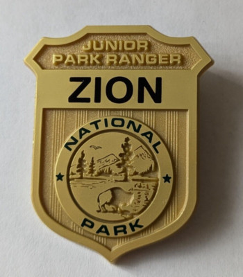 Brand New Zion National Park Junior Ranger Badge-Flawless Condition ...