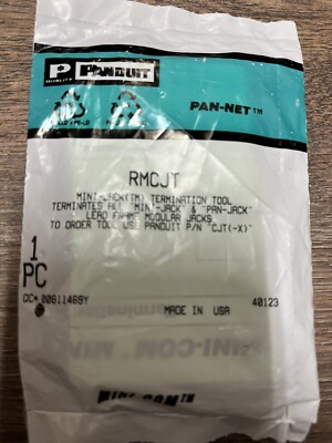 Panduit RMJCT PAN-NET MINI JACK TERMINATION TOOL | eBay
