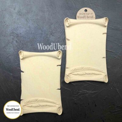 WoodUbend Heat Bendable Molding Pack of Two Scroll Papers WUB2013 20×14 ...