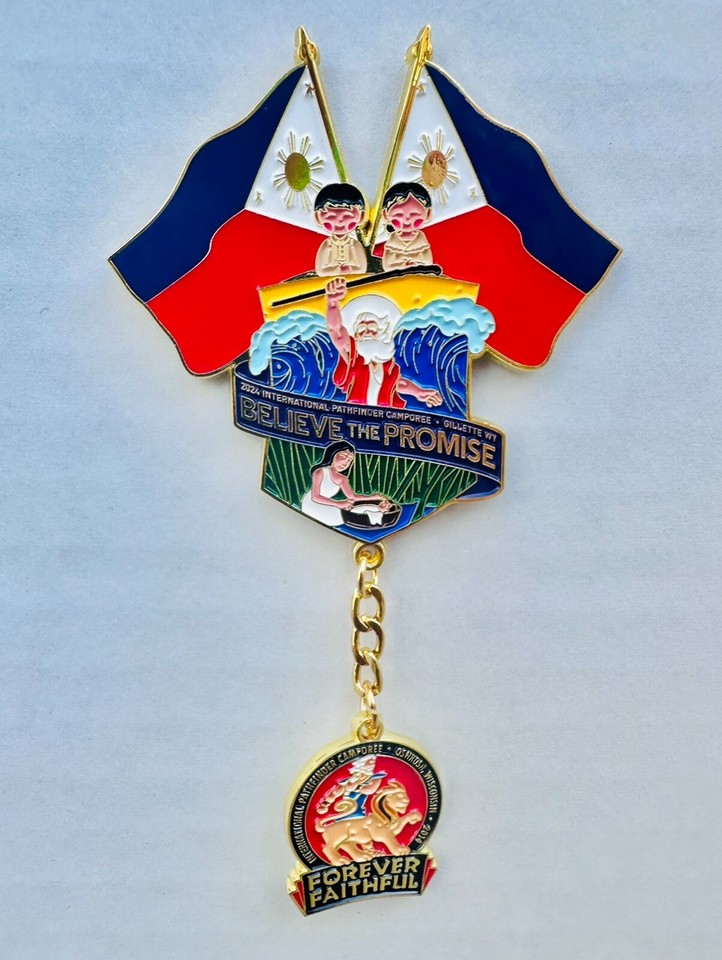 Believe The Promise 2024 SDA Pathfinder Camporee Pins 🇵🇭 Flag Set of 6 ...
