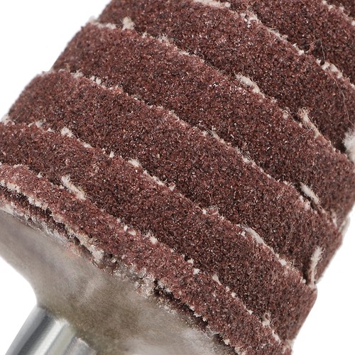 25mm Cone Shape Abrasive Flap Wheel 1/4" Shank for Deburring 120 Grit 5 ...