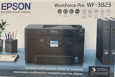 Epson WorkForce Pro WF-3823 Wireless Color All-In-One Inkjet Printer ...