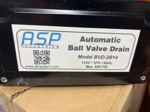 ASP Automatic Drain Vave BVD-2B14 115V / 1PH / 60Hz Max 600 PSI | eBay