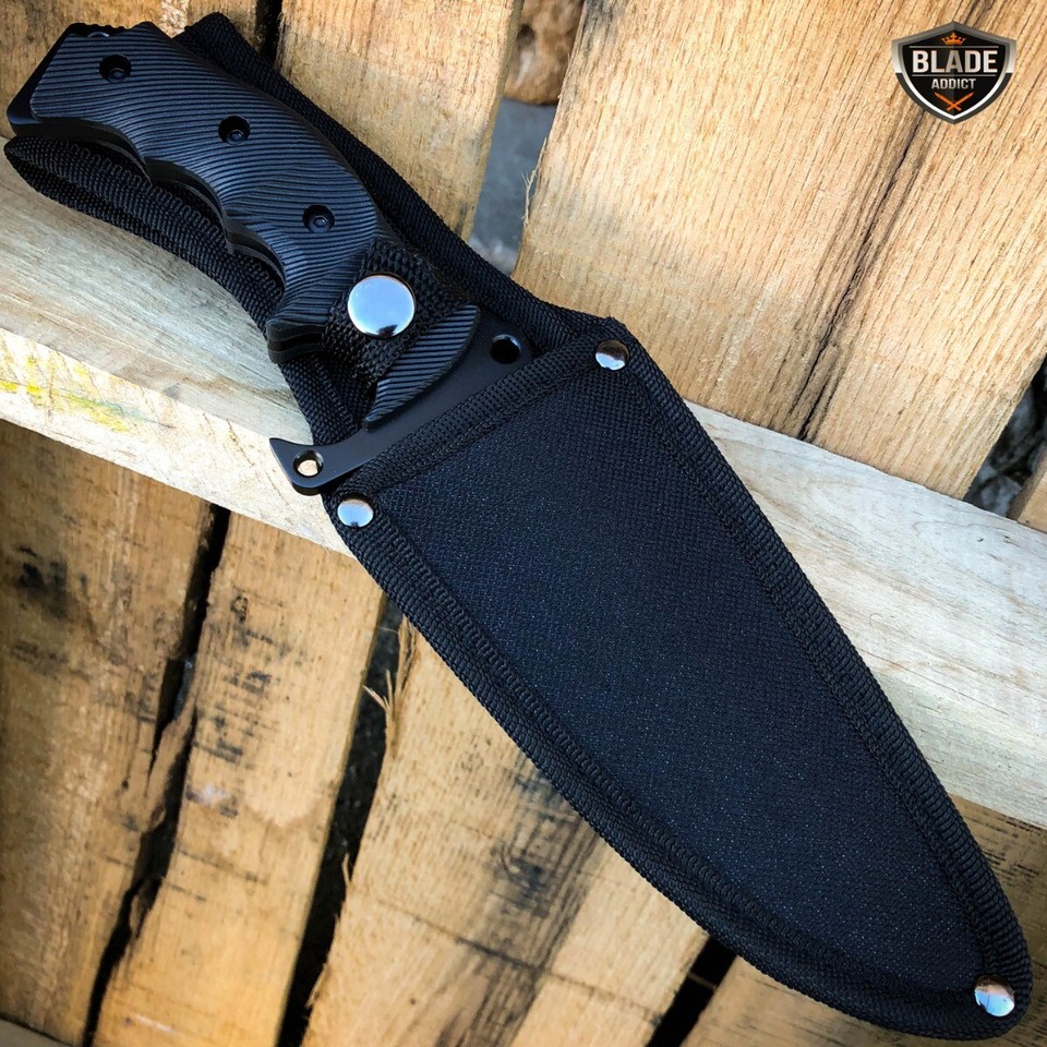 11" Counter Strike CSGO FIXED BLADE HUNTSMAN KNIFE Hunting Bowie ...