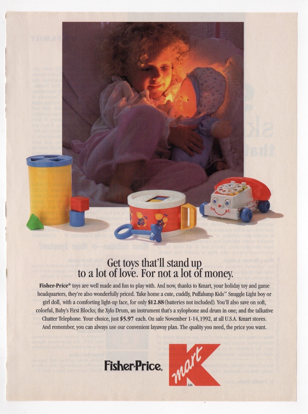 vintage 5 page mag ad 1980s K-MART defunct store (almost) toys holiday ...