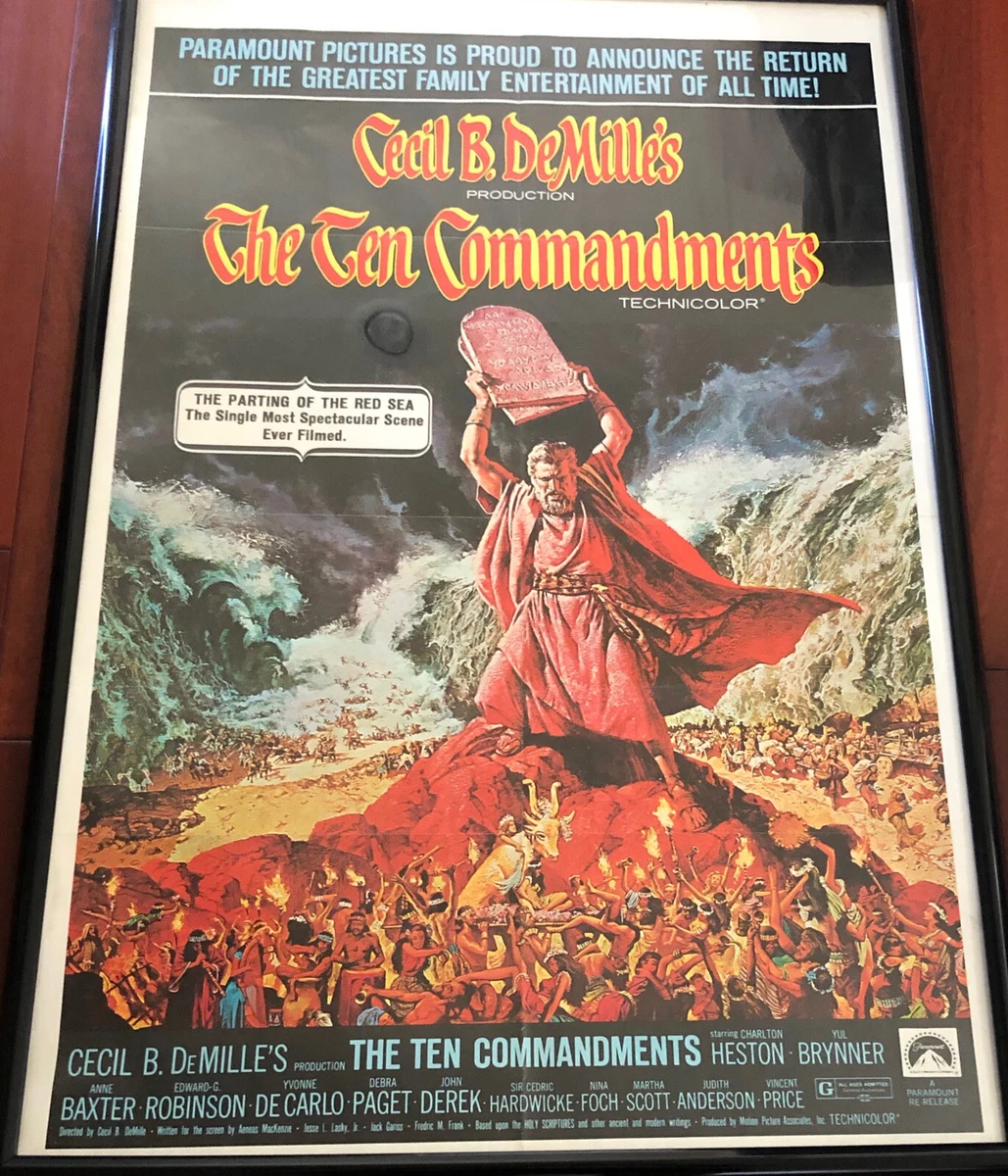 The Ten Commandments Movie Poster