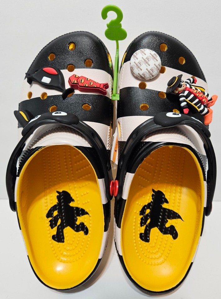Crocs Classic Clog McDonald's Hamburglar US SIZE M 8 / W 10 | eBay
