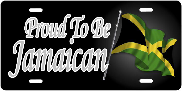 Engraved - Personalized Jamaica Flag License Plate Frame - Auto Tag | eBay