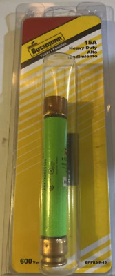 Bussmann Cooper 15-Amp Time Delay Cartridge Fuse BP/FRS-R-15 NEW | eBay