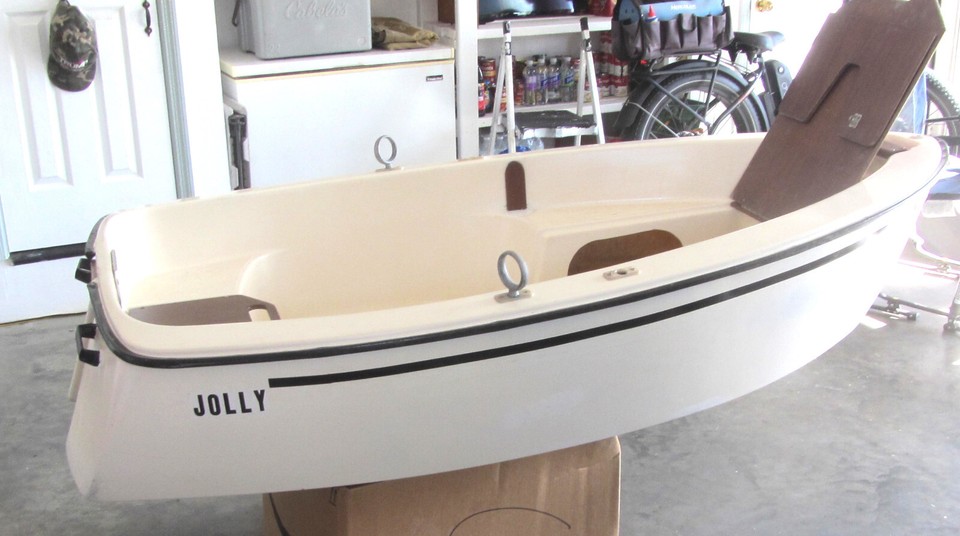 Vintage Fiberglas JBD Jolly Dinghy Boat 6 1/2' X 44" 17" Deep. | eBay