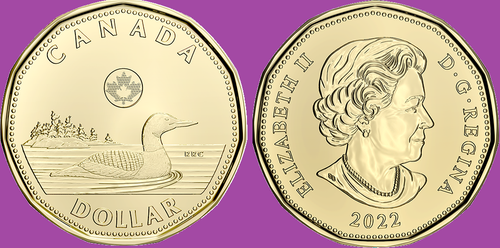 2022 Canada One Dollar Loonie. Mint Cello UNC. $1 Loon Coin | eBay