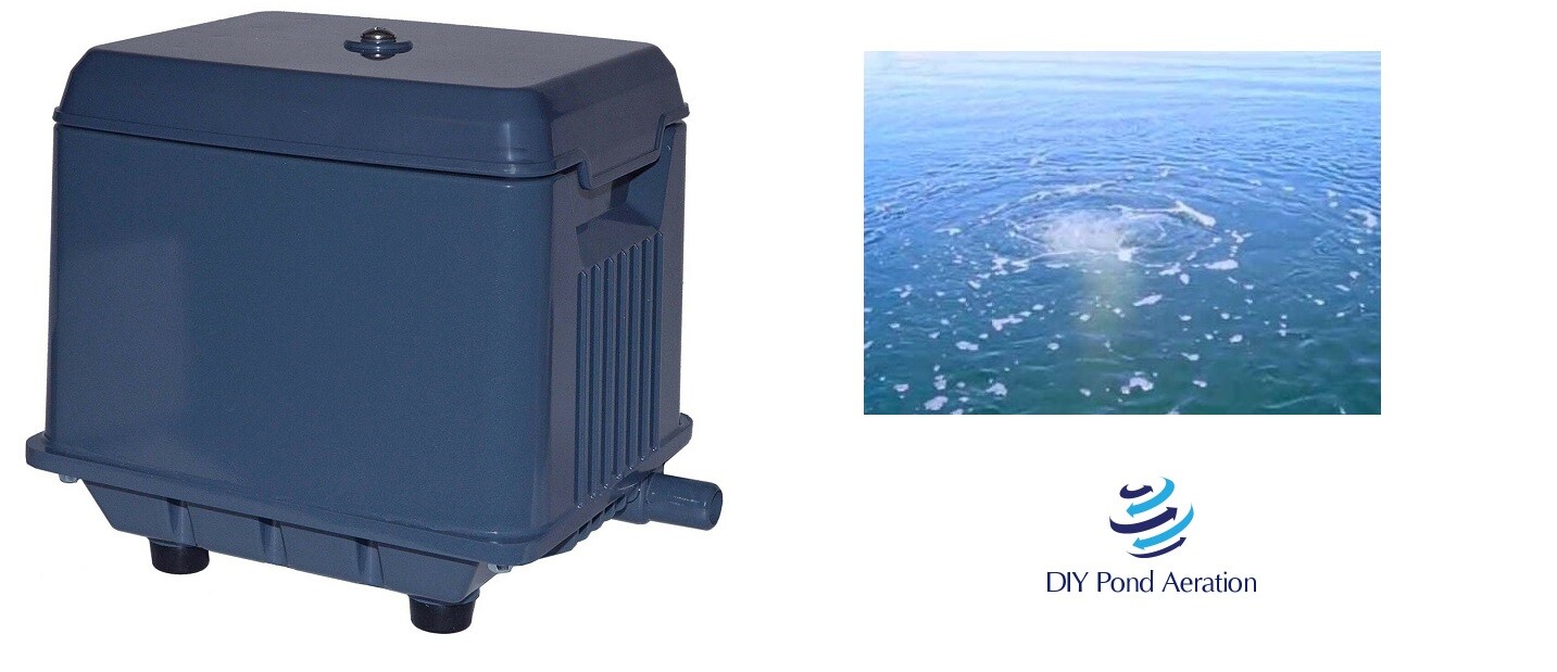 NEW KLC120 Linear Pond / Septic Pump / Aeration Air Compressor 4.94 cfm ...