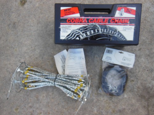 Cobra Cable Snow Chain #1034 | Class S Clearance | Fits Many Sizes ...