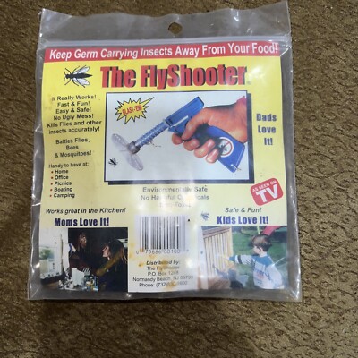 The Original Flyshooter Fly Swatter Bug Gun Made in the USA-blue | eBay