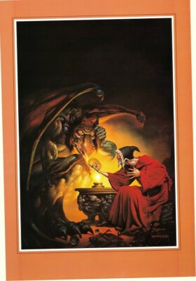 Boris Vallejo Art Print - DRAGON'S KNIGHT Dragon's World 1994 Conan | eBay
