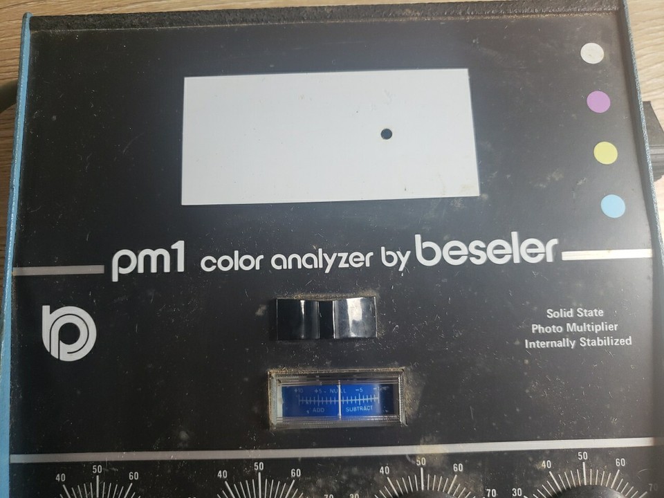 Vintage Beseler PM1 Color Analyzer Solid State Photo Multiplier Model ...