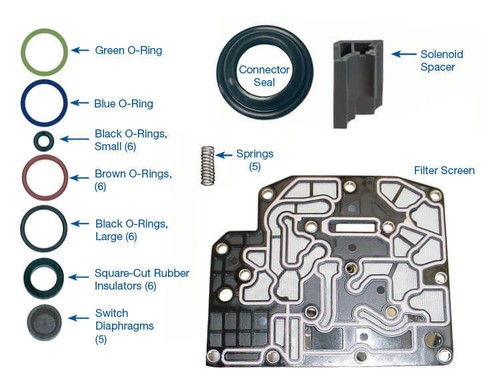 .For 45RFE 545RFE 68RFE 65RFE 66RFE 62TE Solenoid Pack Repair Kit 44836 ...