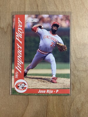 1992 Score Impact Players Jose Rijo #83 | eBay