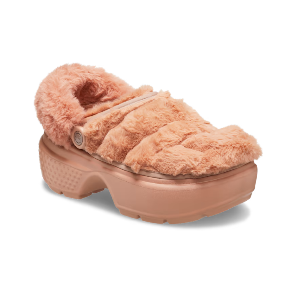 NEW CROCS Stomp Quilted Clog 208938-2CC Cork Brown | eBay