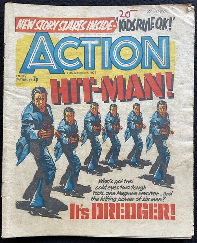 ACTION - Sep. 11, 1976, Hook Jaw, Hit-Man, Lefty, Hellman, UK Comic | eBay