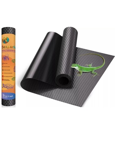 PACK OF 2!! Large Reptile Carpet Terrarium Liner Bedding Substrate Mat ...