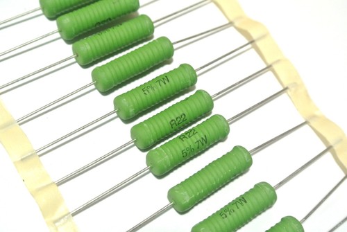 0.22R 7W 5% R22 AC07 PHILIPS 24x7mm Cemented Wirewound Resistors _ [QTY ...