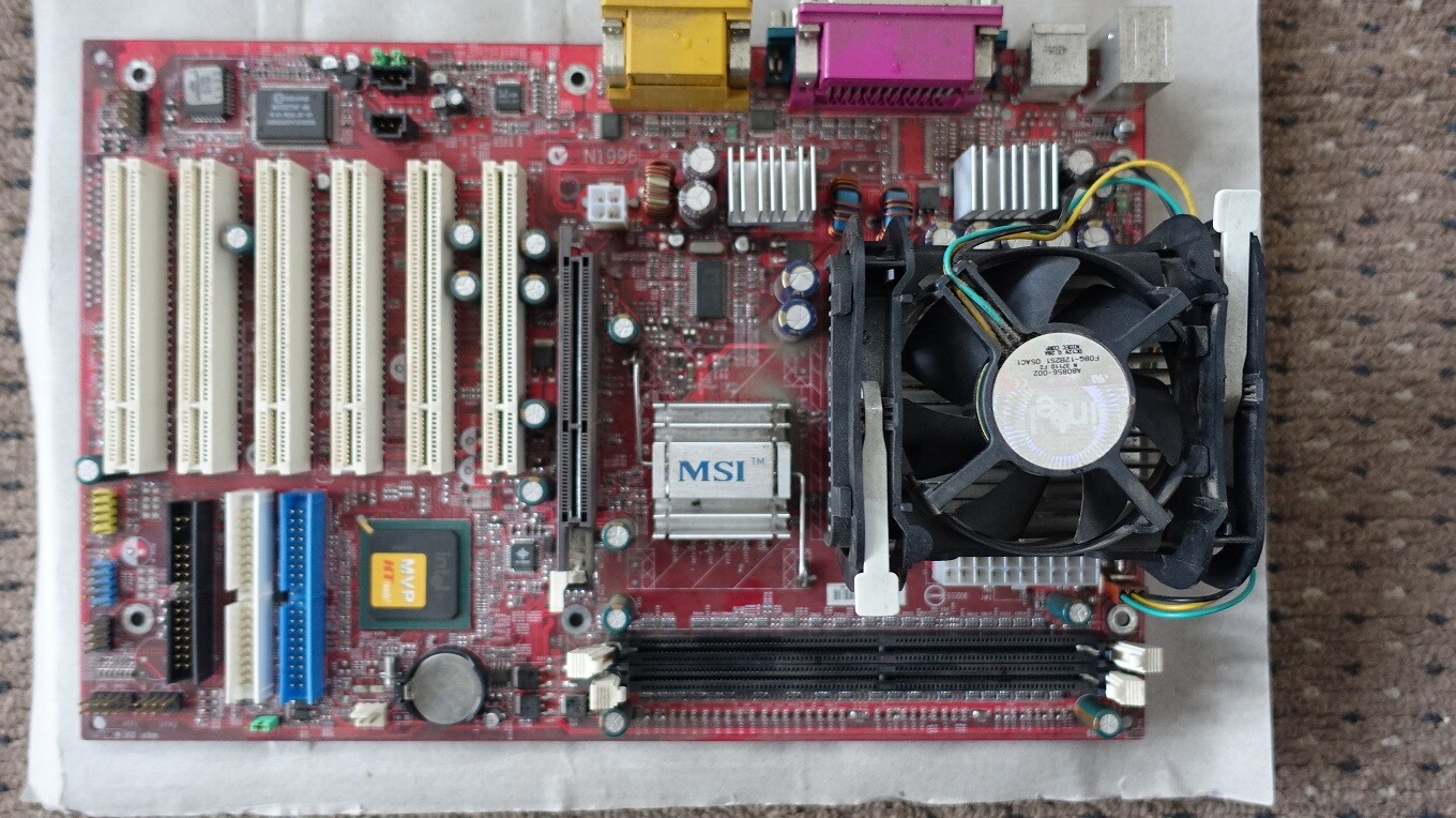 MSI MS-6566E Ver 2 MS 6566E MS6566E 845E MAX Mainboard Intel Sockel 478 ...