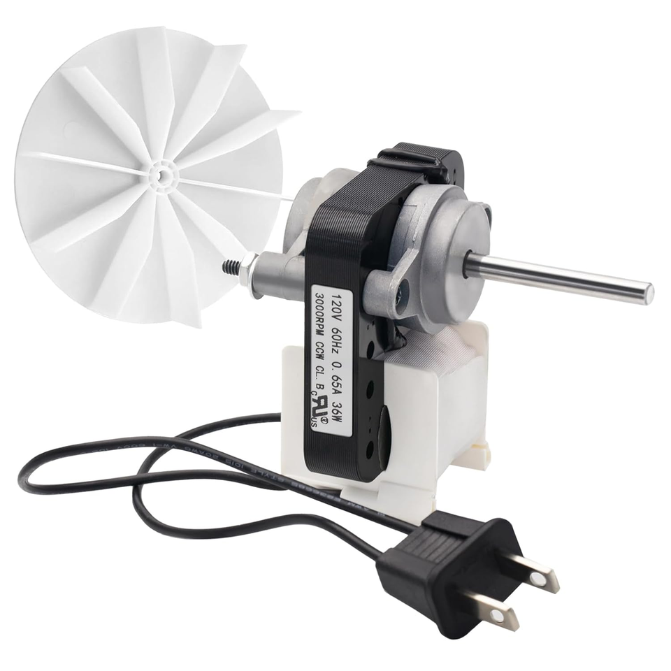 Universal Bathroom Vent Exhaust Fan Motor Replacement Electric Motors ...