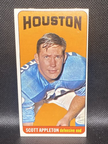 1965 Topps Football Card #66 Scott Appleton-Houston Oilers Ex Card | eBay