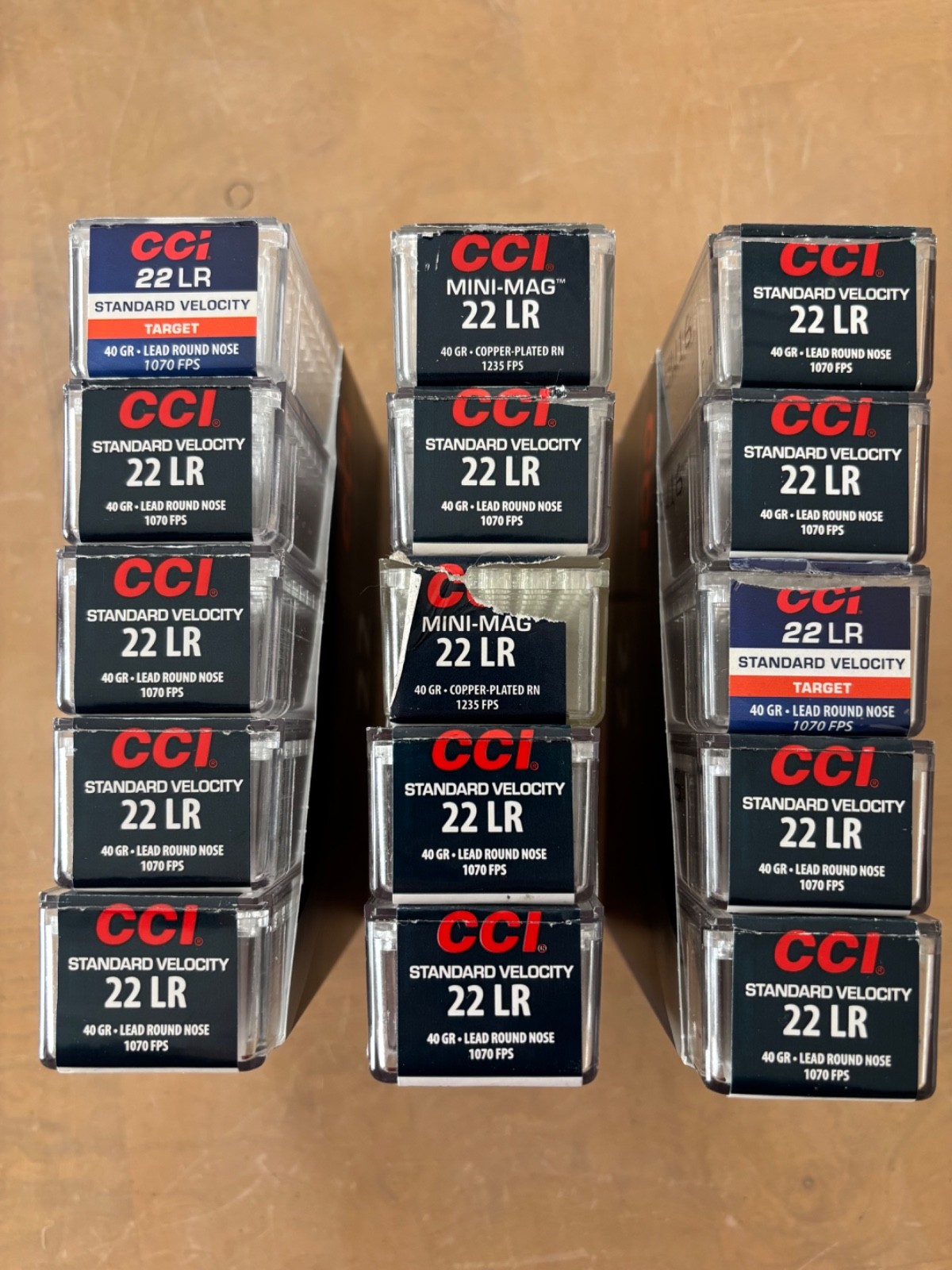 CCI Mini Mag 22 Long Rifle LR (15) No Ammo EMPTY Box Case Holder ...