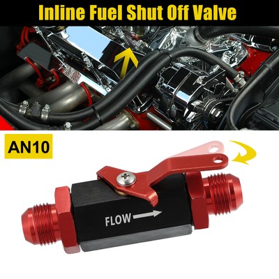 AN10 Shut Off Valve Fuel Fitting fuel Flow Control Valves Inline W ...